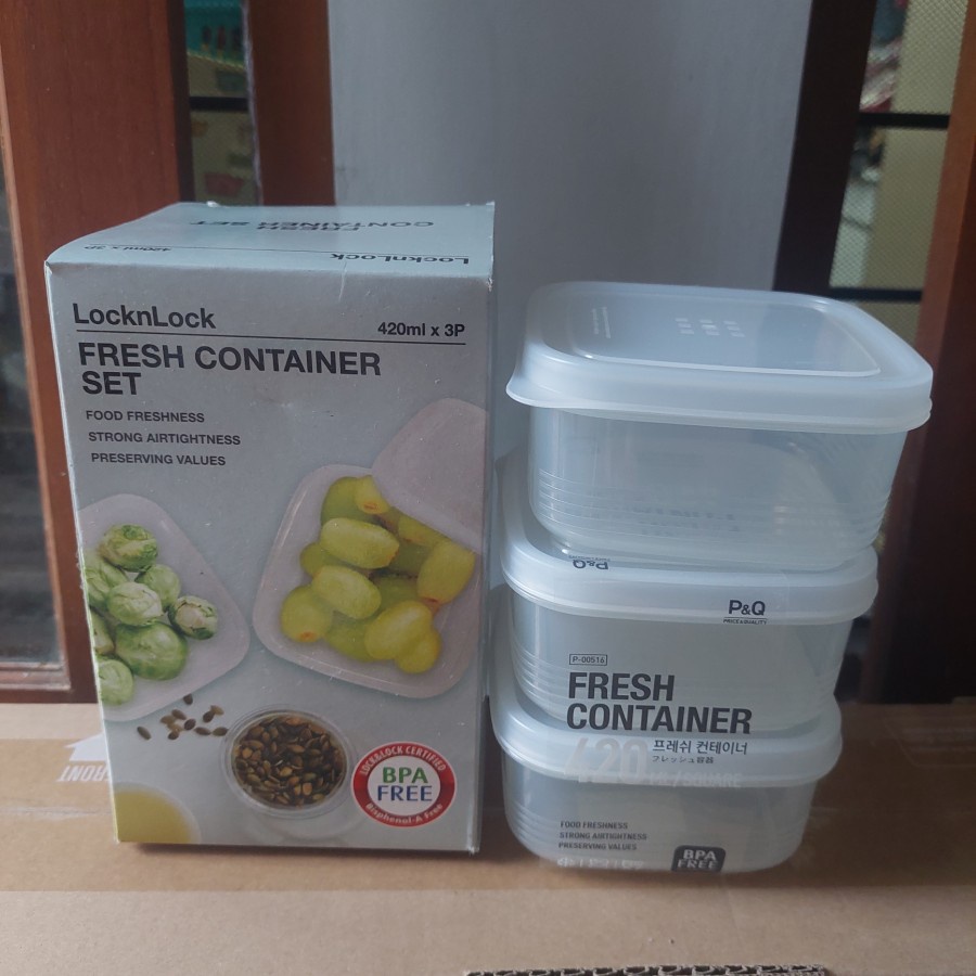 Jual lock n lock locknlock lock and lock fresh container set | Shopee ...