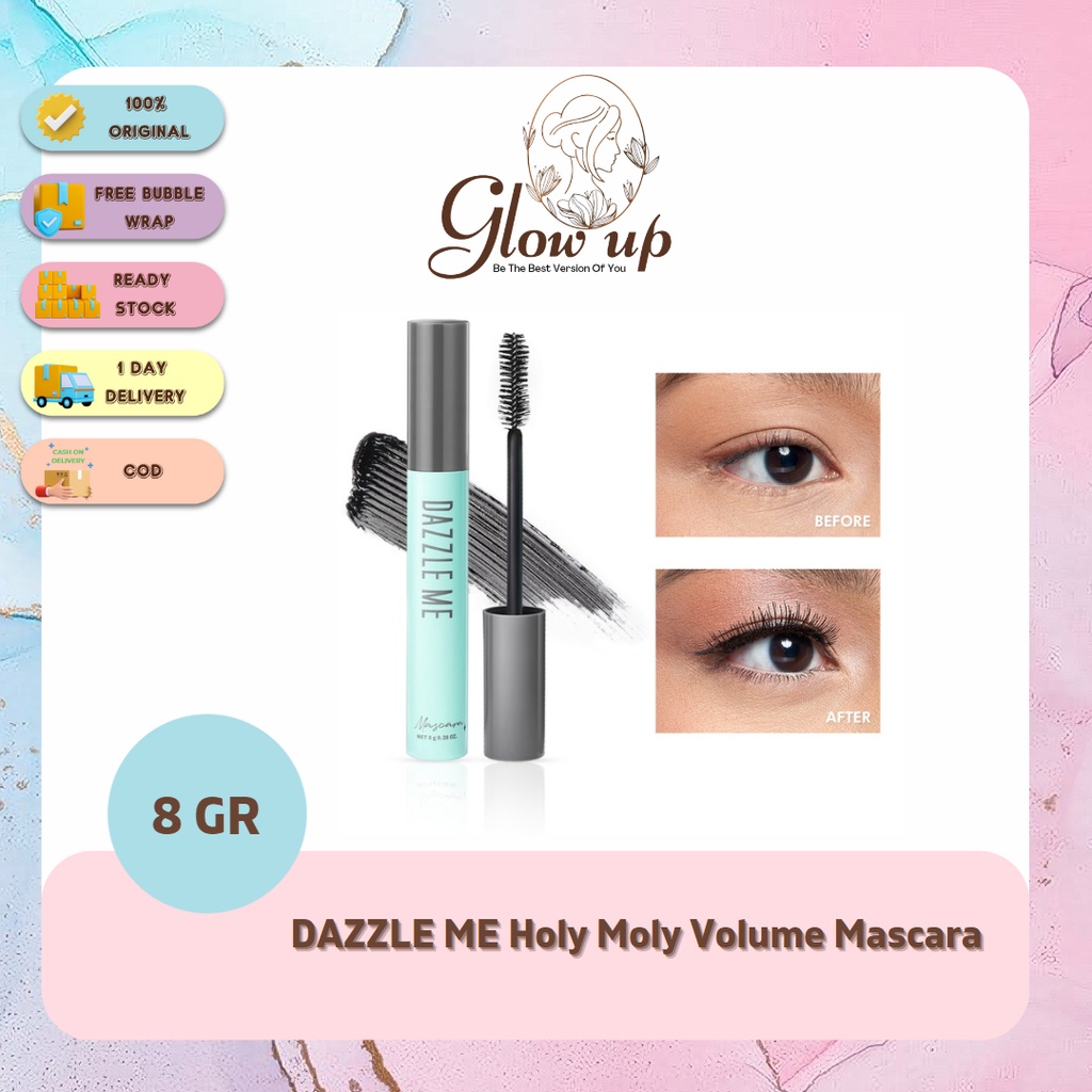 Jual DAZZLE ME Holy Moly Volume Mascara | Eyelash Lengthening Hyper ...