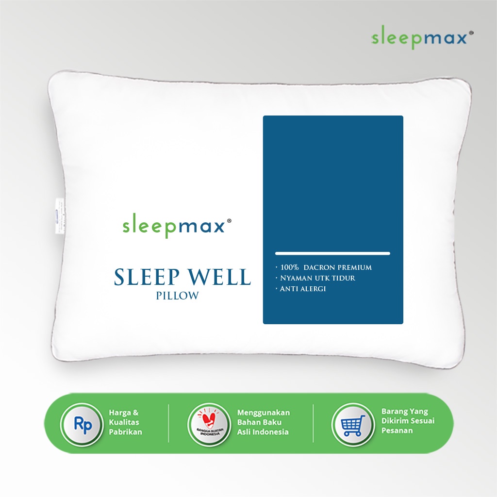 Jual Sleepmax Sleep Well Pillow – Bantal Tidur Premium | Shopee Indonesia