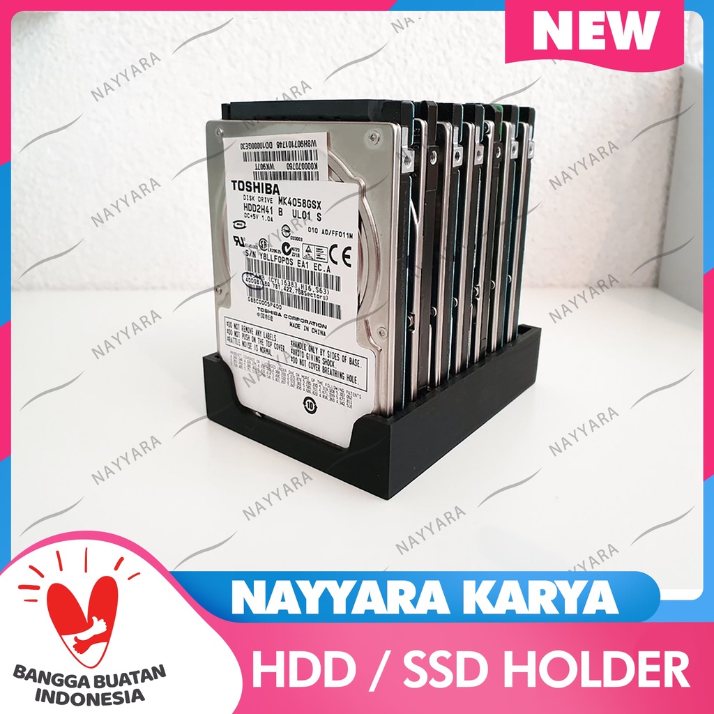 Jual Nayyara Hardisk HDD SSD Holder Rak hardisk dock Hardisk Stand ...