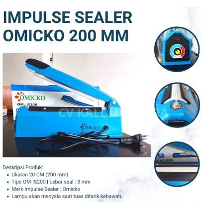 Jual Omicko Impluse Sealer 20 Cm Mesin Alat Pres Plastik Heat Plastik ...