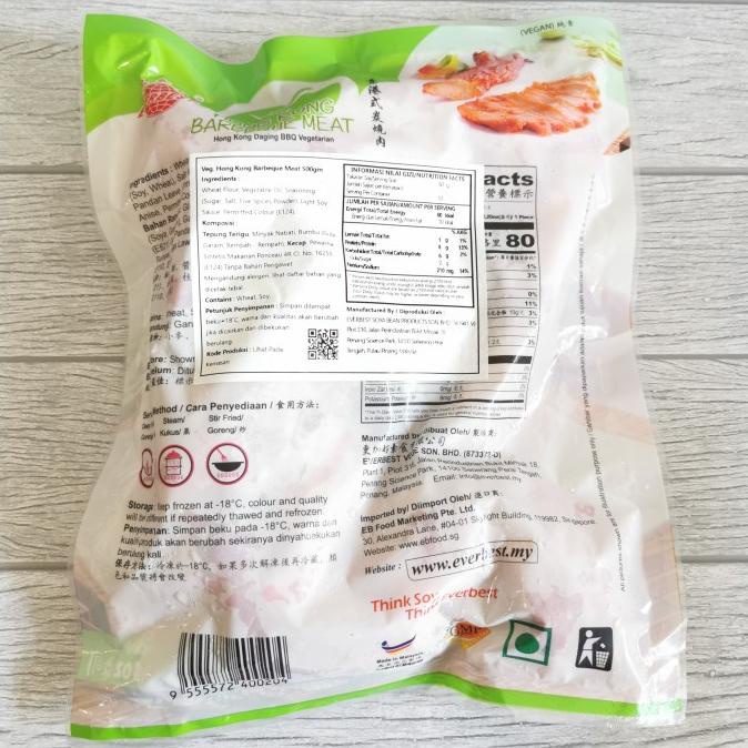 Jual Everbest Hong Kong Barbeque Meat 500gr Ang Sio Bak Vegan Beku ...