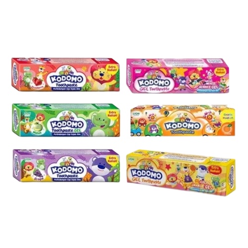 Jual KODOMO PASTA GIGI ANAK / KODOMO TOOTHPASTE 45g&80g Arjuna Wings ...