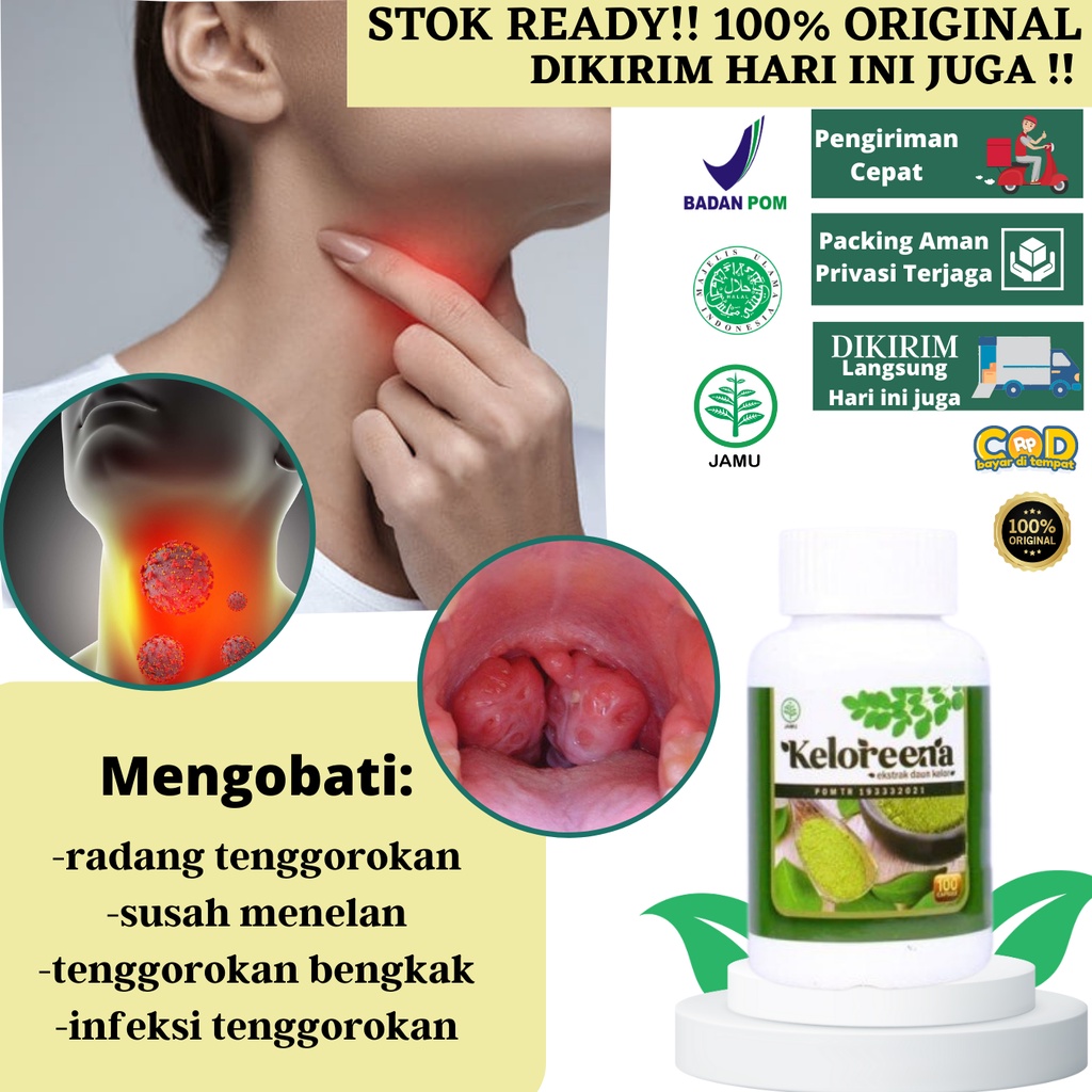 Jual Obat Radang Tenggorokan, Sakit Tenggorokan, Infeksi Tenggorokan, Tenggorokan Bengkak ...