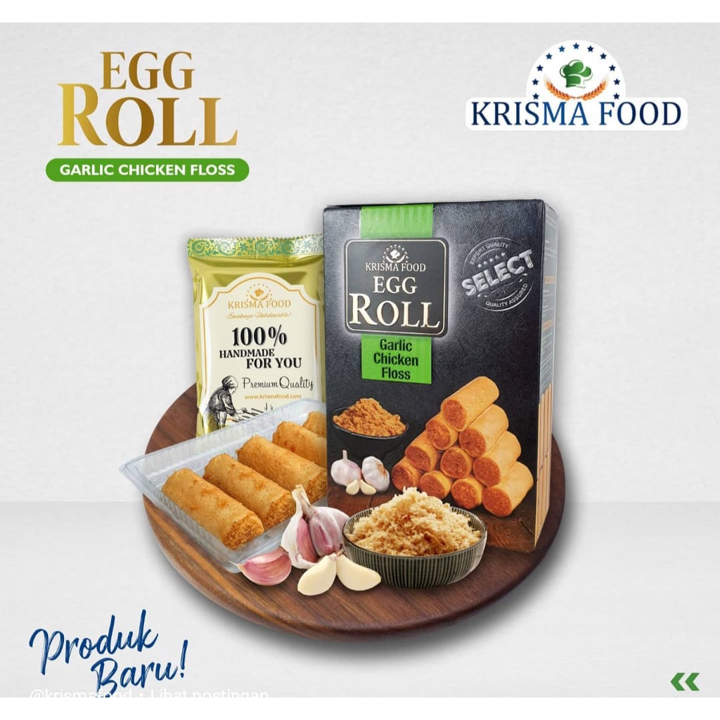 Jual KRISMA FOOD EGG ROLL / SEMPRONG GULUNG ISI ABON KEMASAN BOX ...
