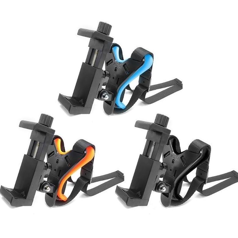 Jual Mounting Helm Strap Bracket Motovlog Action Cam HP Holder Helm ...