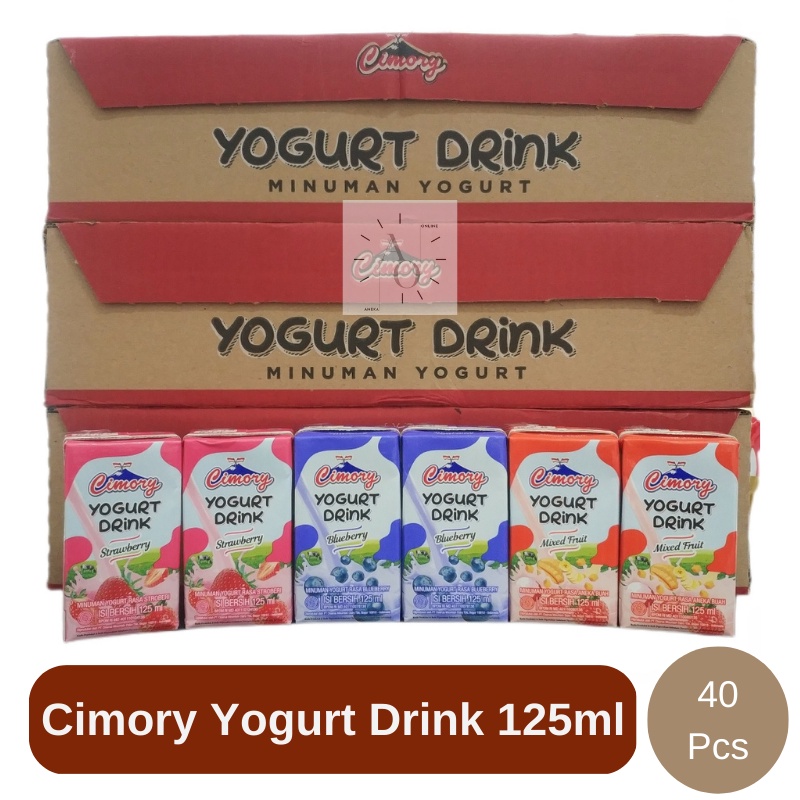 Jual CIMORY Yogurt Drink / Minuman Yogurt 125ml x 40 pcs (1 karton) | Shopee Indonesia