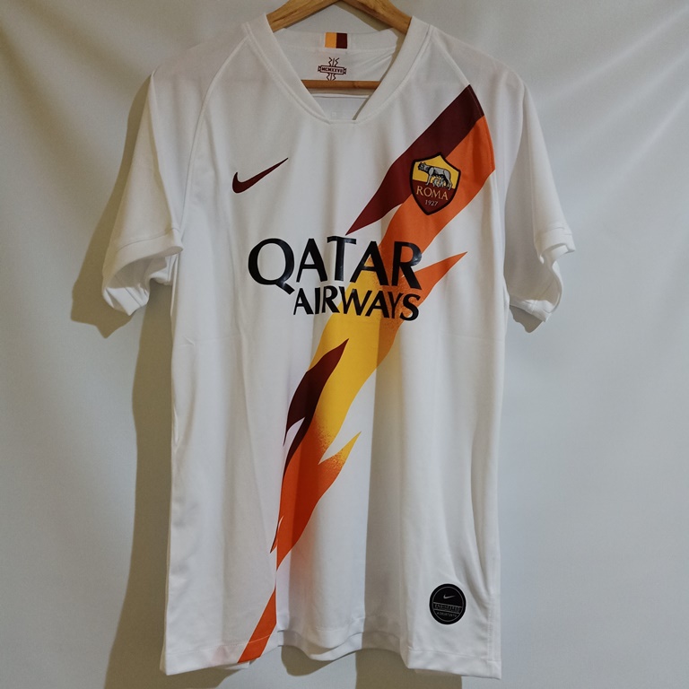 Jual Jersey A. S. Romaaa 2019 / 2020 Away Putih Grade Ori | Shopee ...
