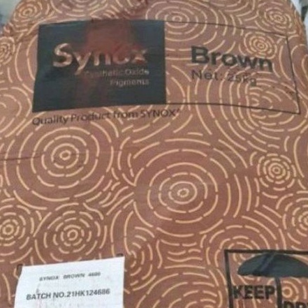 Jual Pigment/pewarna oker verf iron oxide synox brown 4686 (25kg/1sak ...