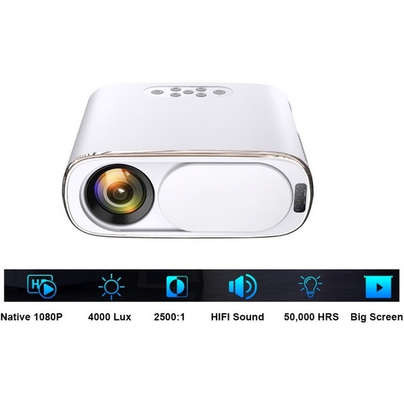 Jual Proyektor Cheerlux C16 Android WiFi LED 1080P Projector 4000 ...