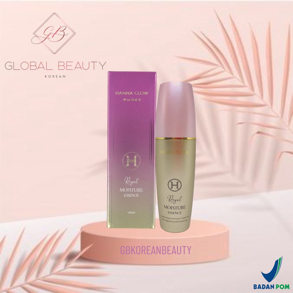Jual HANNA GLOW ROYAL MOISTURE ESSENCE 100ML SKINCARE GLOWING ANTIAGING ORIGINAL KOREA BPOM ...