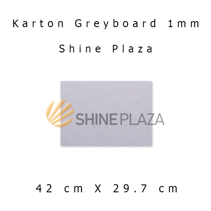 Jual Karton Greyboard 1mm A3 - Grey Board Abu 1 mm - Bahan Maket ...