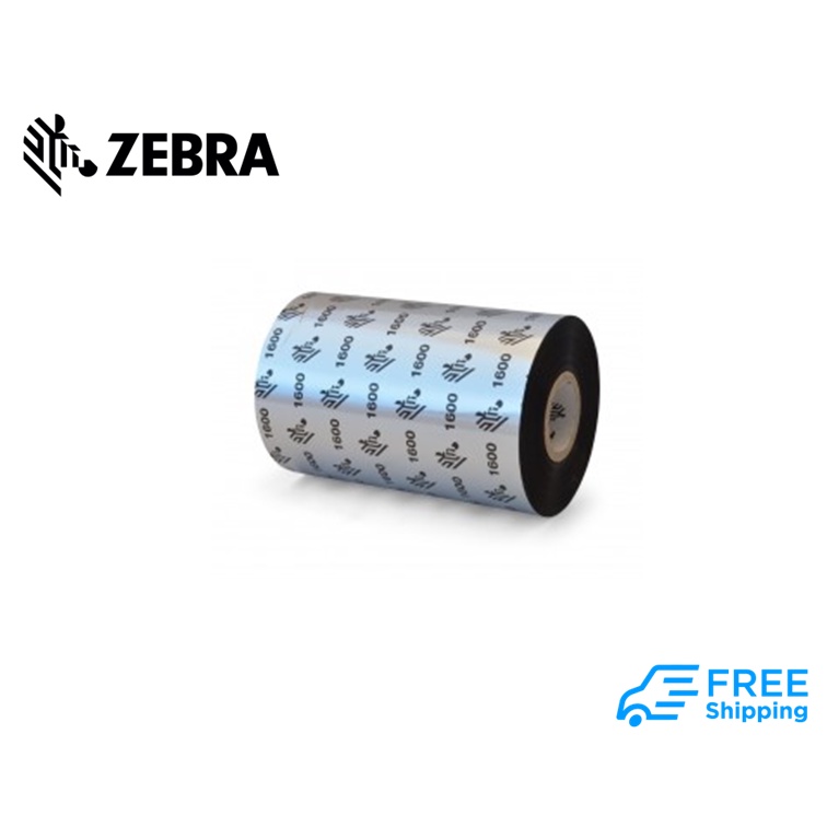 Jual Zebra Wax Ribbon 110mm x 300m (J1600BK11030) | Shopee Indonesia