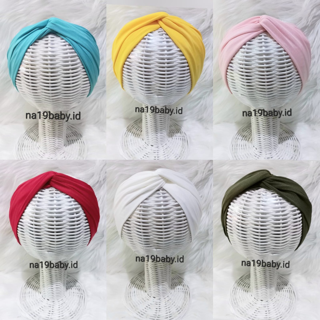 Jual Bandana Bayi Model Simpul Silang / Bando Elatis Simpul Anak ...