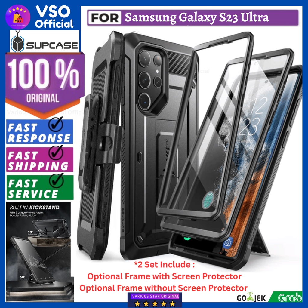 Jual ORIGINAL Case Samsung Galaxy S23 Ultra 5G 2023 SUPCASE UB PRO 2 ...