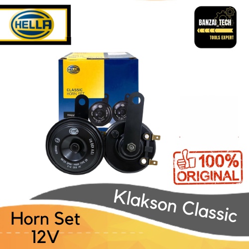 Jual HELLA Klakson Disc Classic Horn 12V - Klakson Mobil Motor | Shopee ...