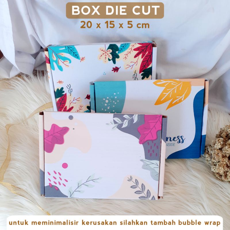 Jual KARDUS BOX DIE CUT MOTIF 20x15x5 cm | DUS KADO | KOTAK KADO MAILER ...