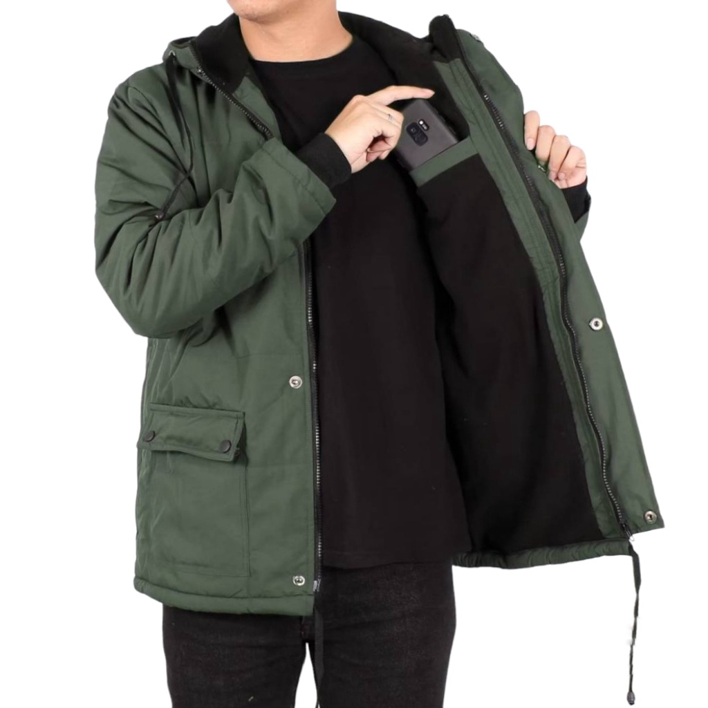 Jual Jaket Gelembung Jaket Puffer Jaket Pria Jaket Lengan Panjang Jaket ...
