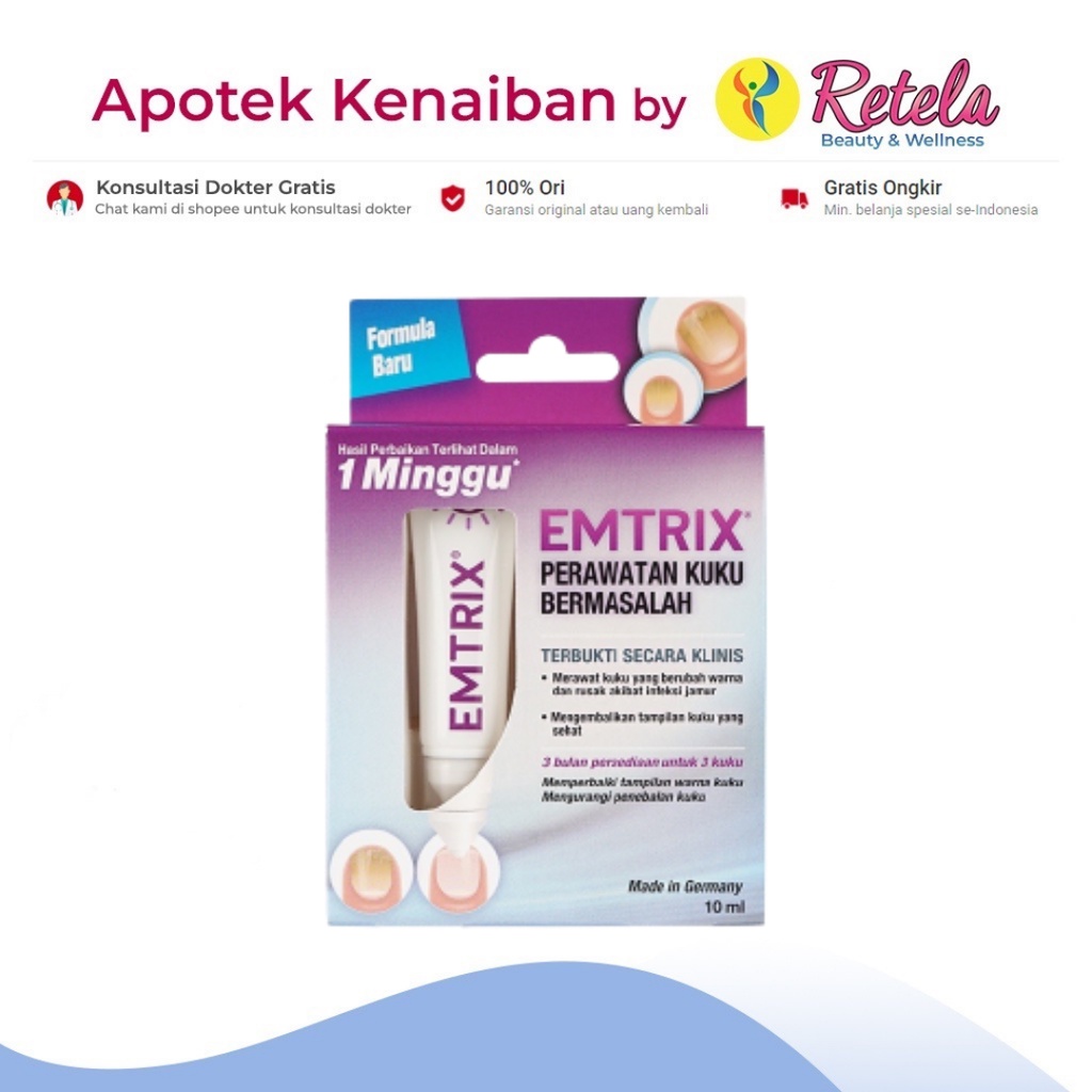 Jual EMTRIX 1 BOX ISI 1 TUBE 10ML | Shopee Indonesia