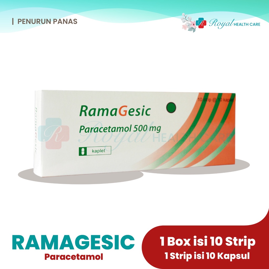 Jual RAMAGESIC BOX ISI 100 TABLET Mengatasi Demam, Sakit Kepala Dan ...