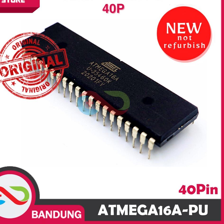 Jual 12.12 ATMEGA16A-PU ATMEGA16A ATMEGA16 DIP ATMEL AVR DIP-40 40PIN NEW ORIGINAL grosir ...