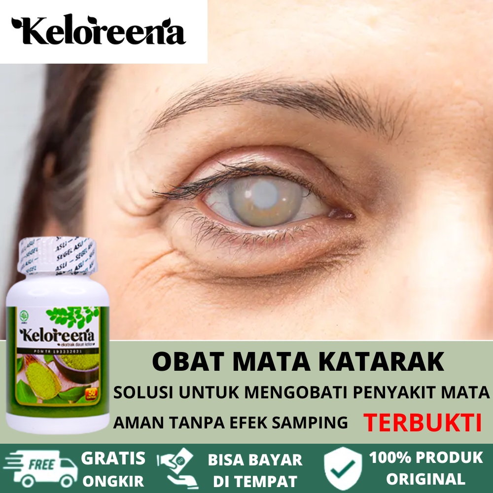 Jual Keloreena 100 Kapsul Asli 100% Original Obat Penyakit Mata Katarak ...