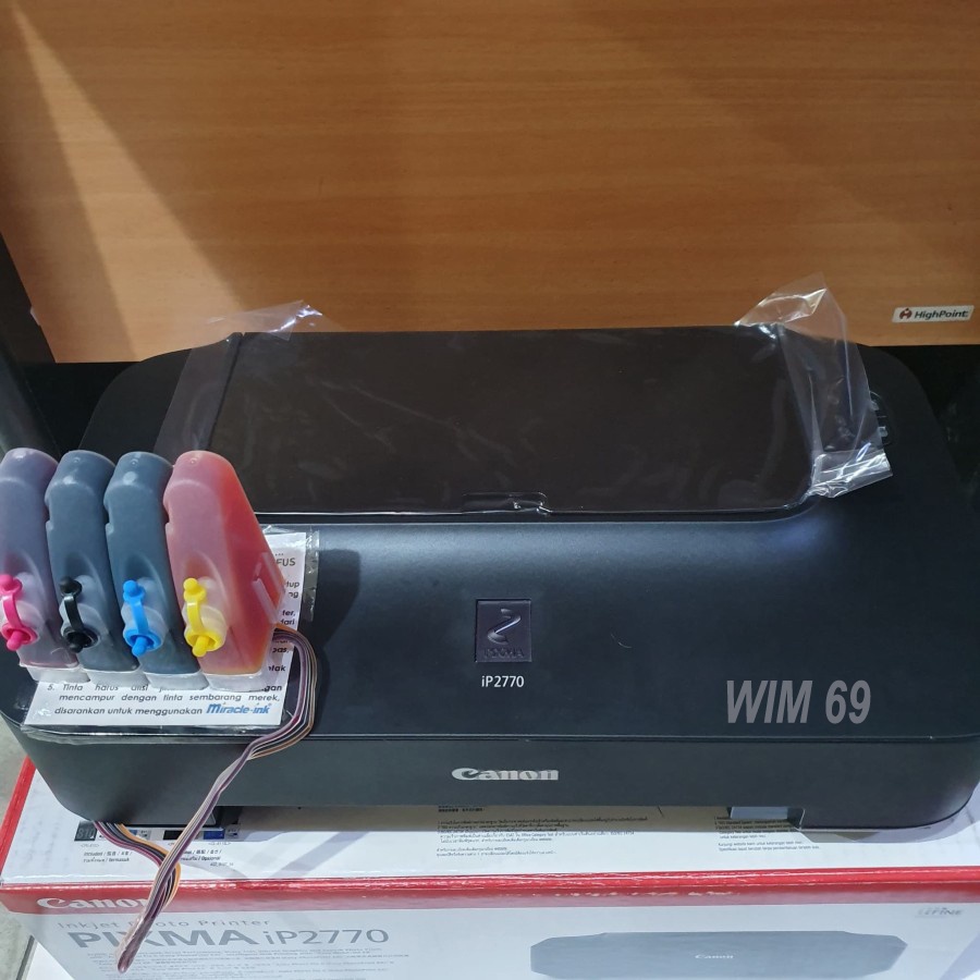 Jual Paket Printer Canon IP 2770 / IP2770 + Infus ( Free 1 botol tinta ...