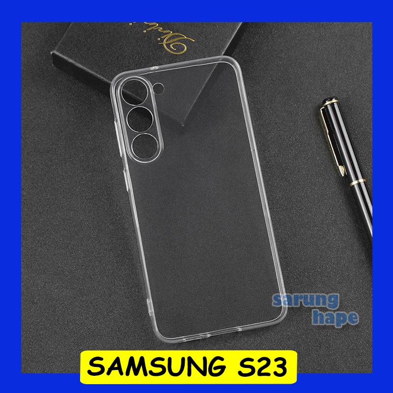 Jual Samsung S23 - Premium Clear Soft Case Transparan Casing Cover Jelly Silicone Lentur Bening ...