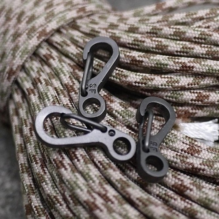 Jual Mini Spring Keychain Hanging Buckle Quickly Key Ring Carabiner ...