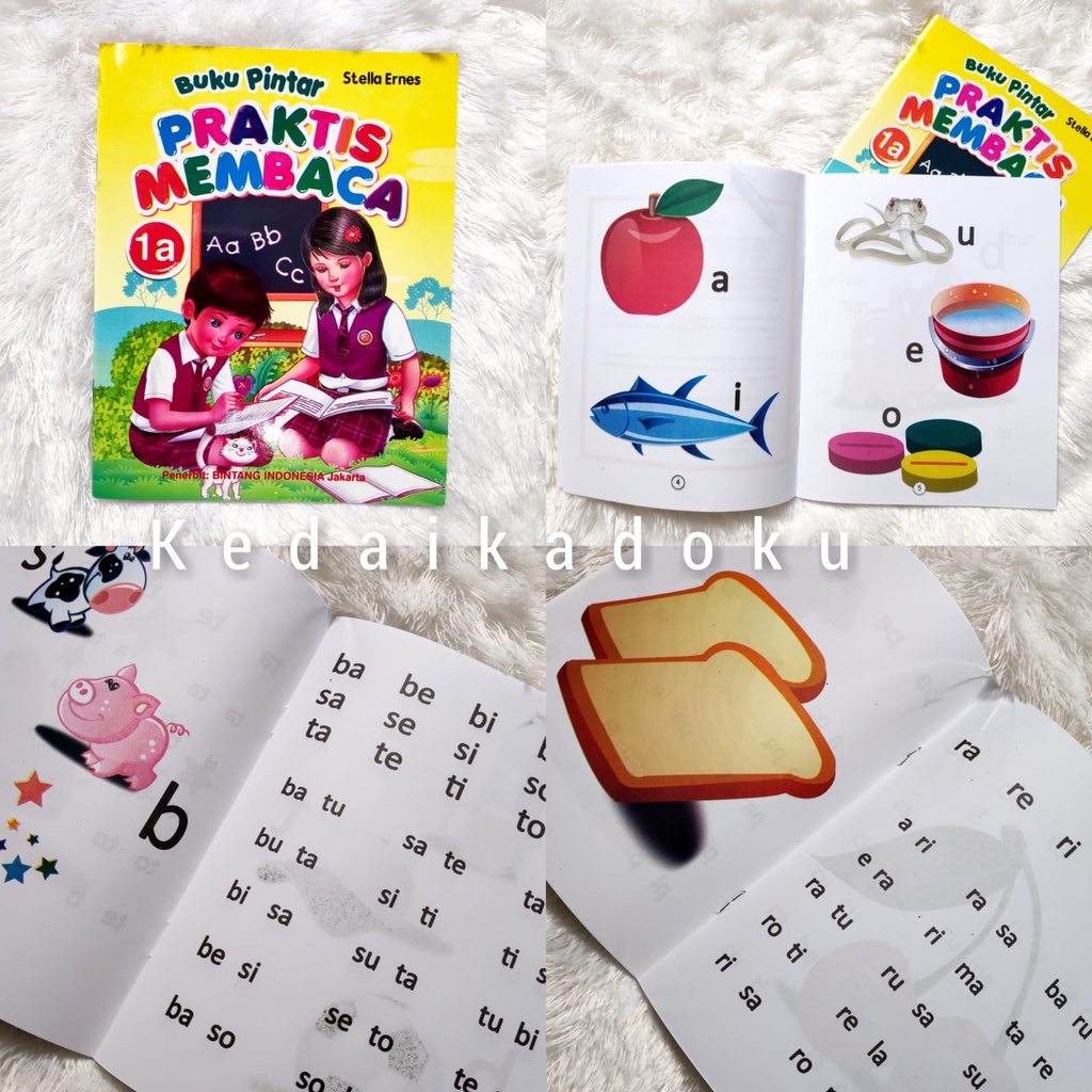 Jual Buku Praktis Membaca Seri 1 - Buku Belajar Membaca TK SD | Shopee ...