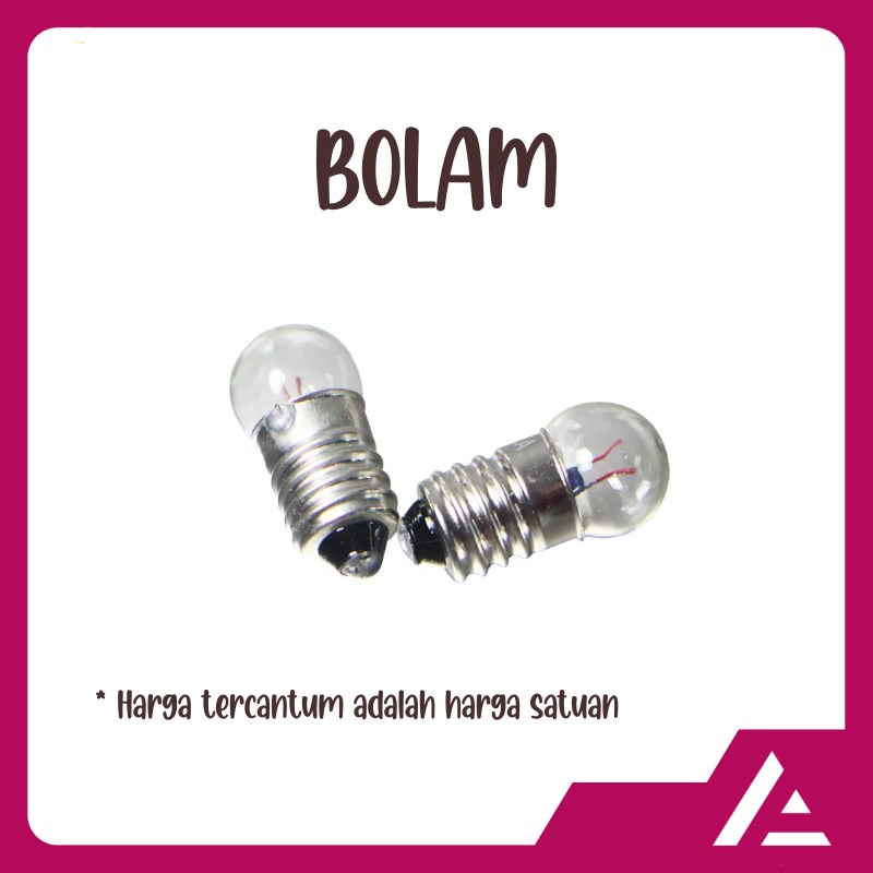Jual Bolam untuk Rangkaian Listrik 2.5 volt | Shopee Indonesia