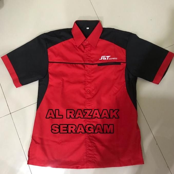 Jual Seragam Jnt Expres Seragam Kerja Jnt Expres Kemeja Kantor Pria ...