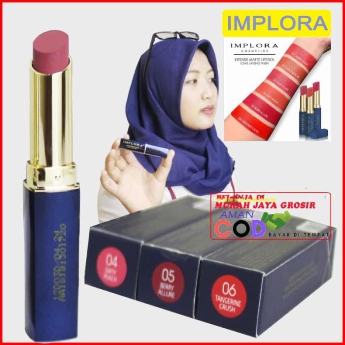 Jual IMPLORA INTENSE MATTE LIPSTICK - 02 MAPLE MOCHA ORIGINAL LIPSTIK ...