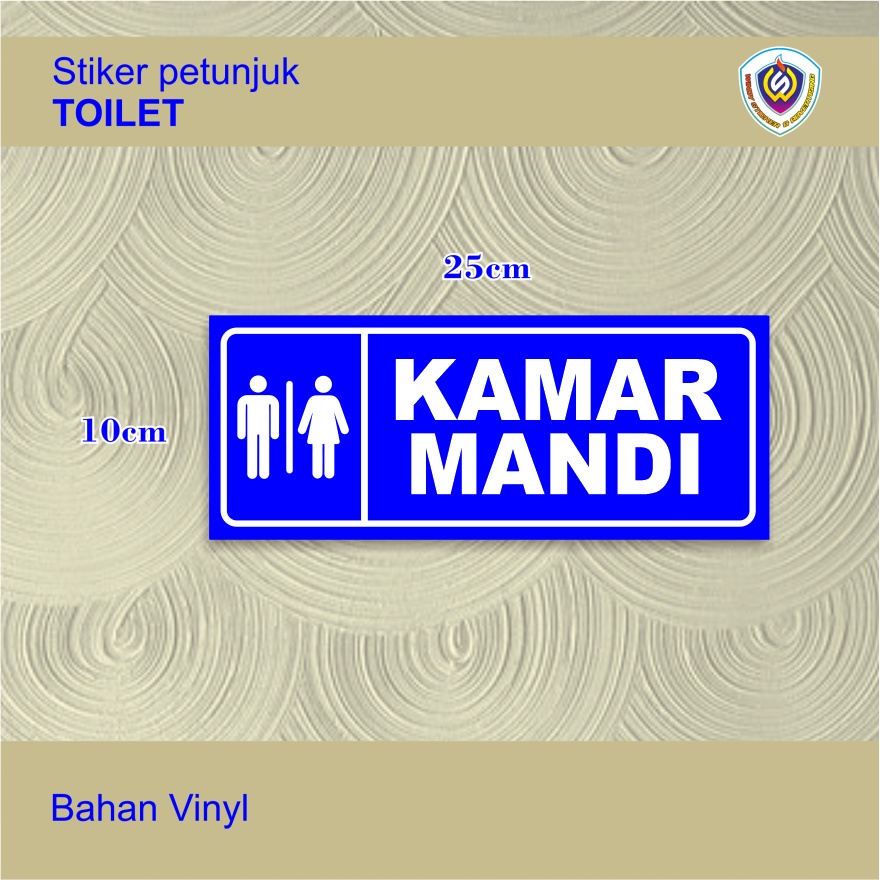 Jual Stiker Kamar Mandi atau Kamar Mandi Pria atau Kamar Mandi Wanita ...