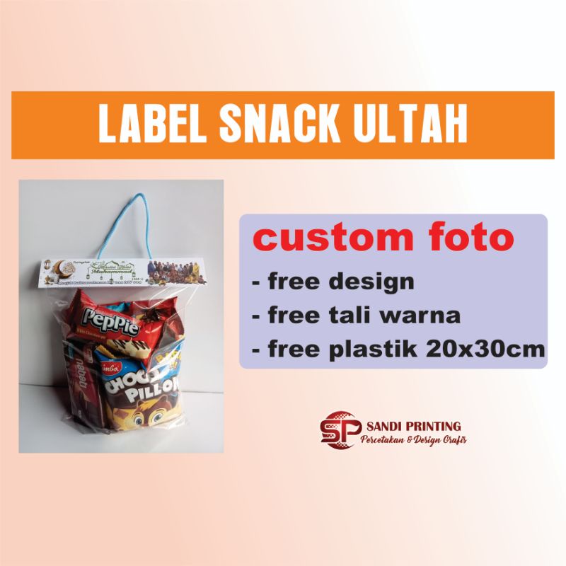 Jual LABEL SNACK ULANG TAHUN CUSTOM | Shopee Indonesia