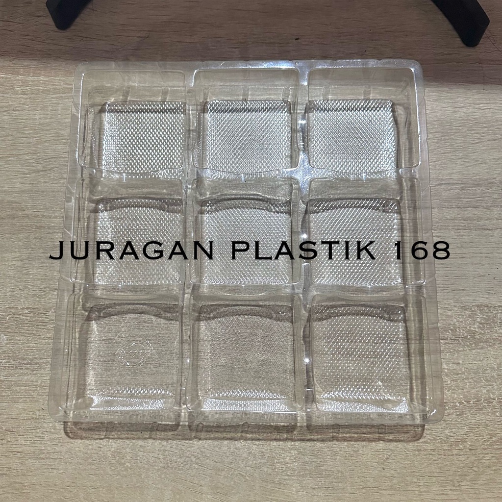 Jual Mika Alas Tatakan Puding Mini Kue Kotak Sekat 9 Pcs | Shopee Indonesia
