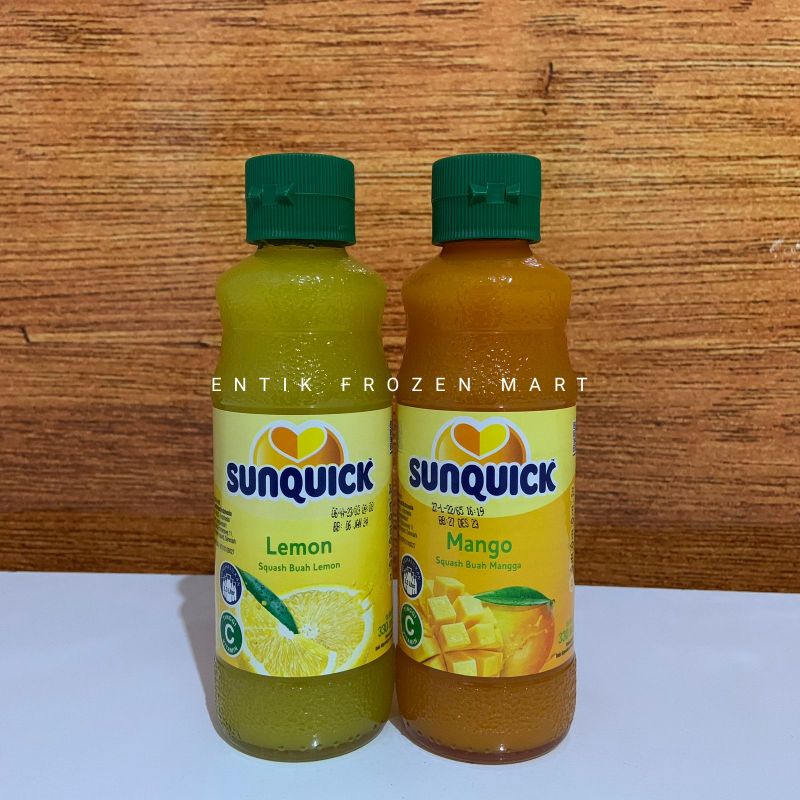 Jual Sunquick Squash Buah Lemon | Mango 330ml | Shopee Indonesia