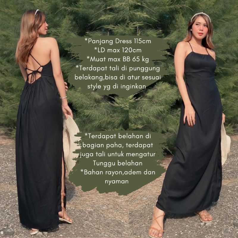Jual Long Dress Dres Panjang Bodycon Dress Dress Press Body Dress ...