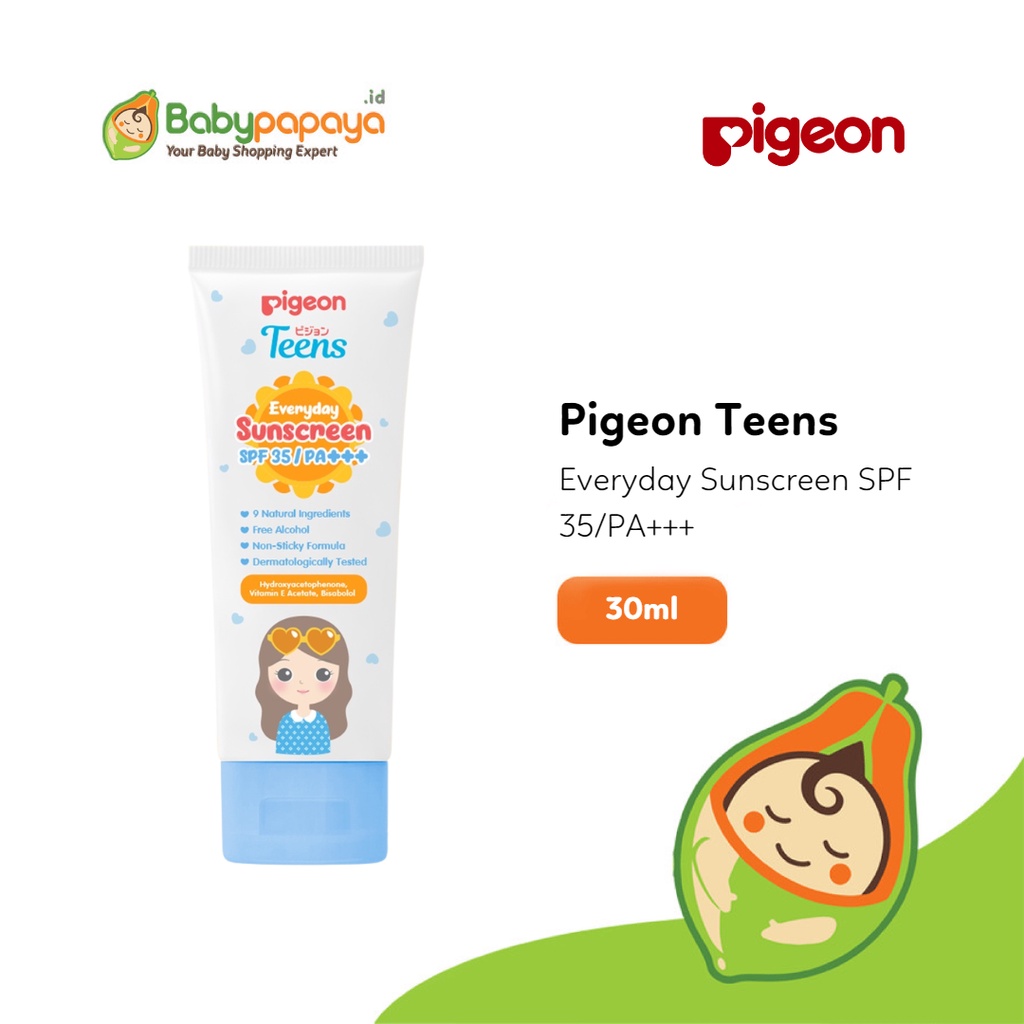 Jual PIGEON TEENS Everyday Sunscreen SPF 35/PA+++ 30ml | Shopee Indonesia