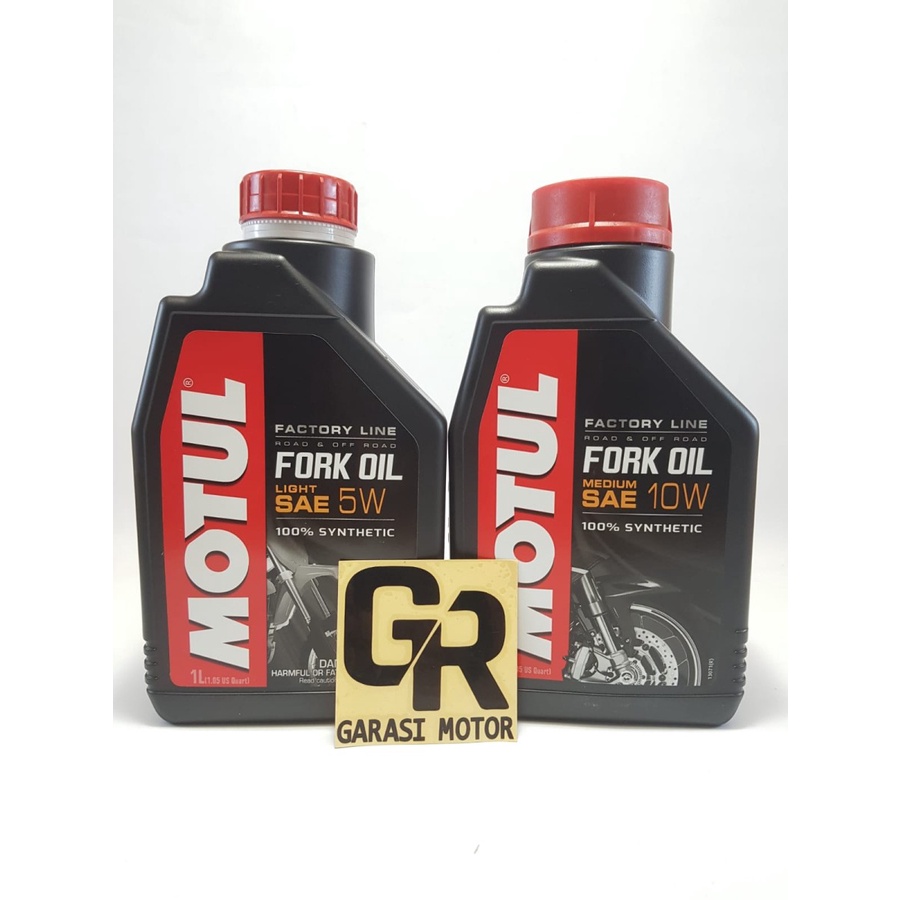 Jual oli minyak shock depan motul fork oil sae 5w 10w 1 liter | Shopee Indonesia