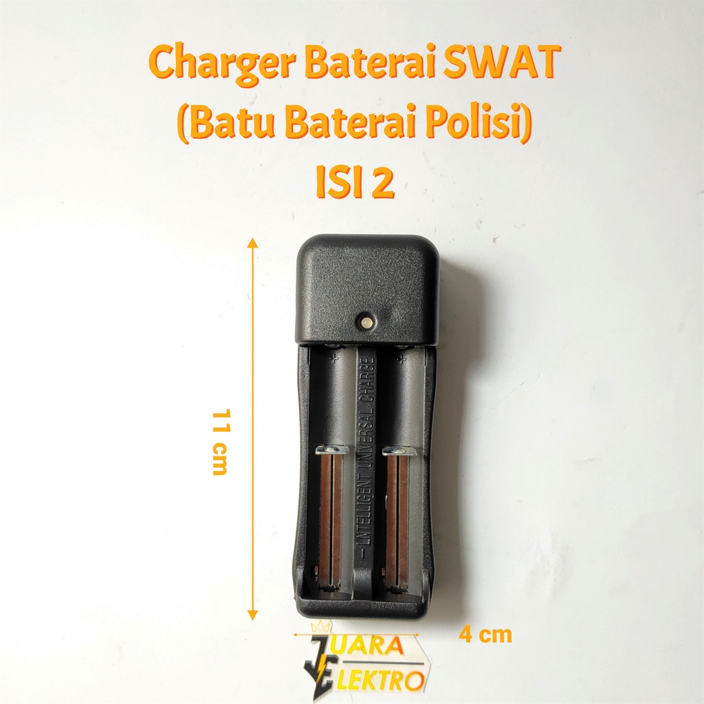Jual Charger Baterai SWAT ISI 2 Universal Model CS18C | Tempat Cas ...