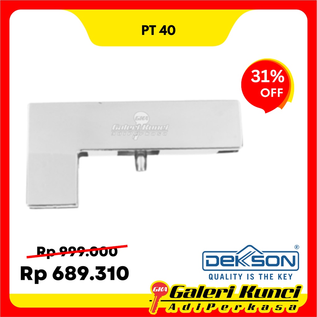 Jual Patch Fitting Dekson Dekkson PT 40 PSS Jepitan Pintu Kaca Atas ...