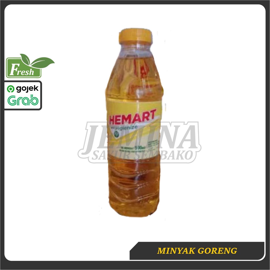 Jual HEMART Minyak Goreng 500ml - Jemina | Shopee Indonesia