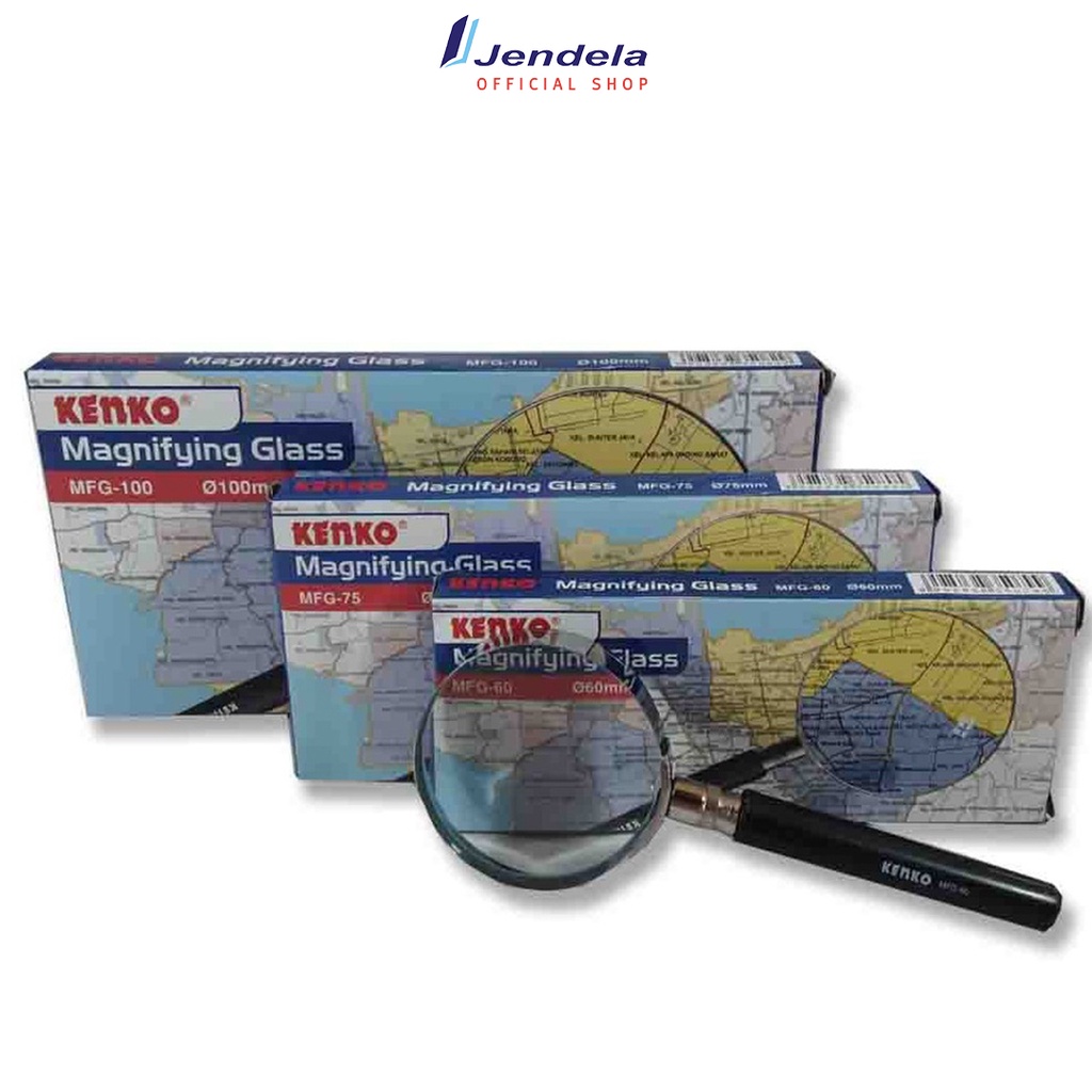 Jual Kaca Pembesar Kenko Lup Kaca Magnifying Glass Kenko ATK | Shopee ...