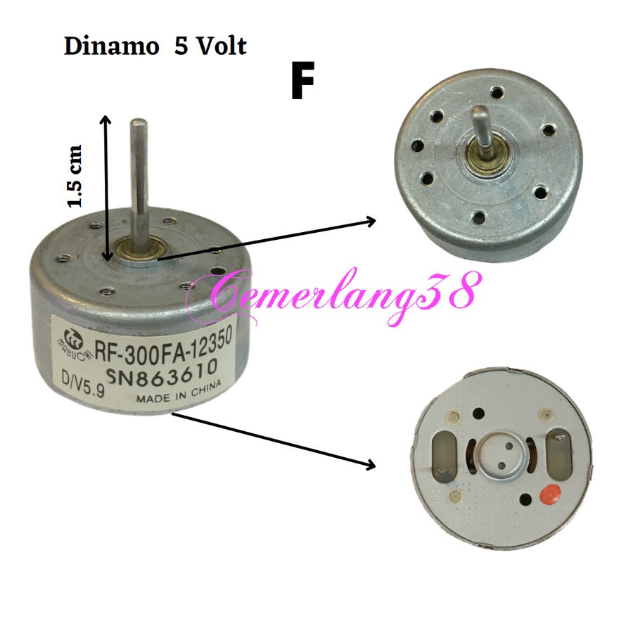 Jual Dinamo Motor Optik DVD Spindle Optic pemutar disc CD project ...