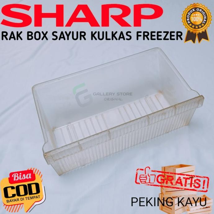 Jual yang dicari] RAK BOX SAYUR DAN BUAH KULKAS SHARP FREEZER 1 PINTU ORI | Shopee Indonesia
