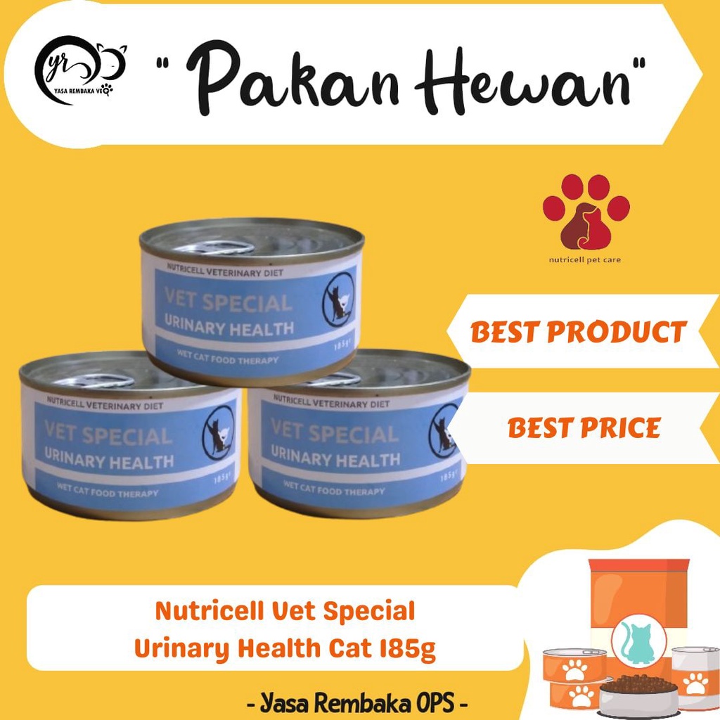 Jual NUTRICELL VET SPECIAL URINARY HEALTH 185gr | Shopee Indonesia
