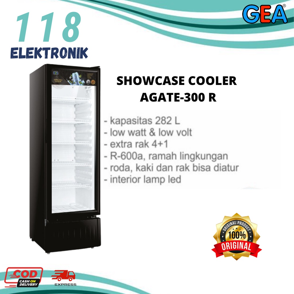 Jual Showcase RSA AGATE 300R / AGATE300 R Display Chiller Cooler 382 Liter | Shopee Indonesia