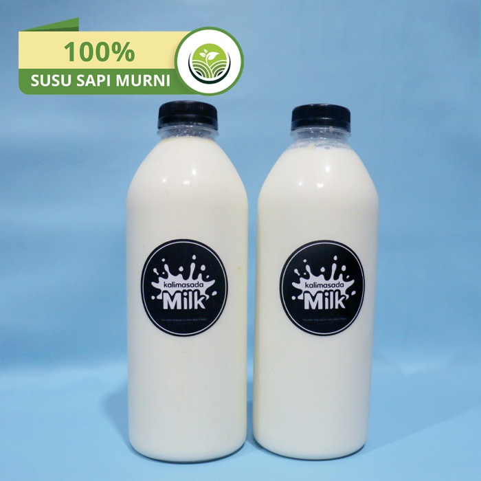 Jual Susu Sapi Murni Pasteurisasi Segar Siap Di Minum Botol 1 Liter ...