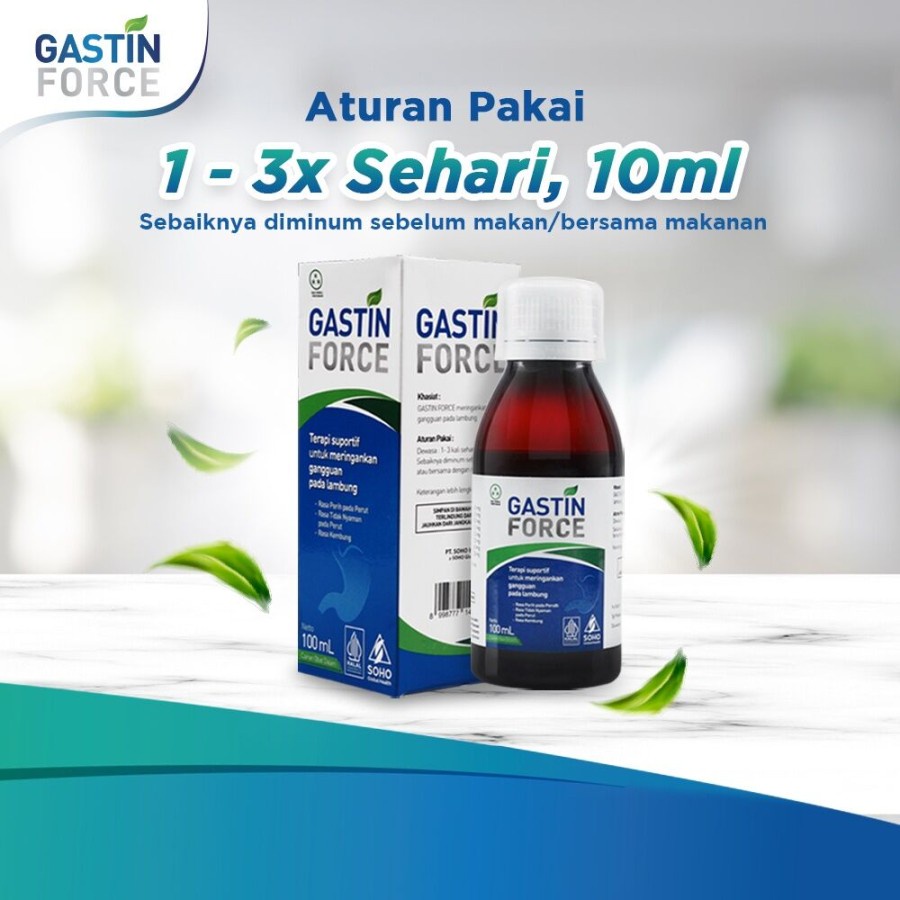 Jual GASTIN FORCE SYR 100 ML UNTUK MERINGANKAN ASAM LAMBUNG | Shopee ...